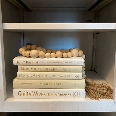 Neutral Books Staging Books Home Decor Decorative Books - Etsy