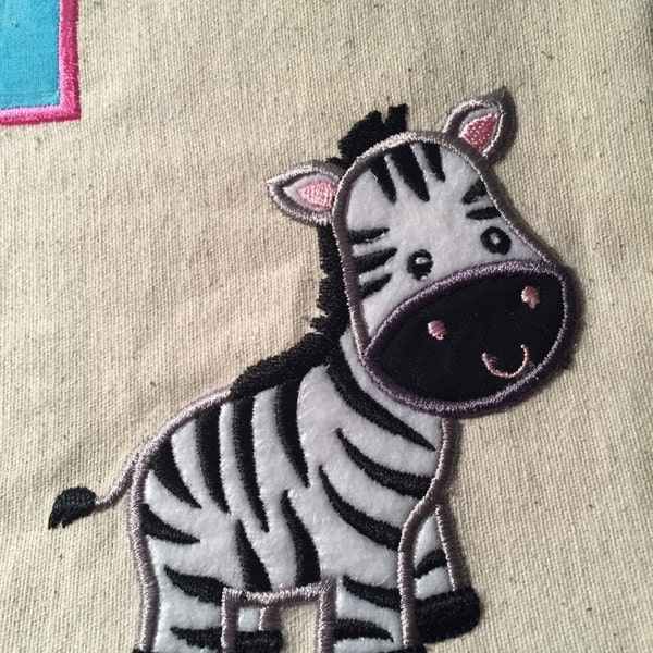Instant Download Zebra Applique Machine Embroidery Design,zoo Animal ...