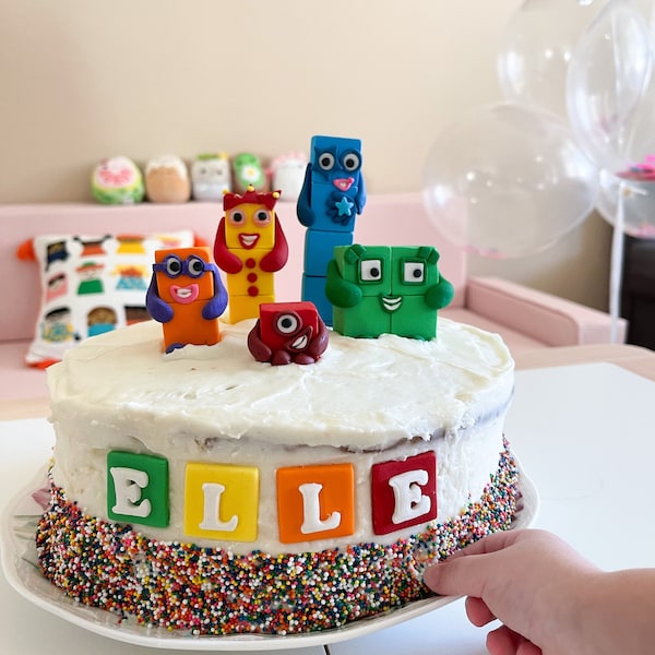 Numberblocks, Edible Numberblocks, Fondant Numberblocks, Numberblocks ...