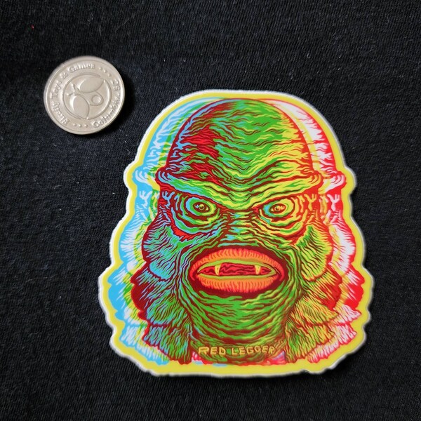 3D Creature Feature Sticker - Etsy