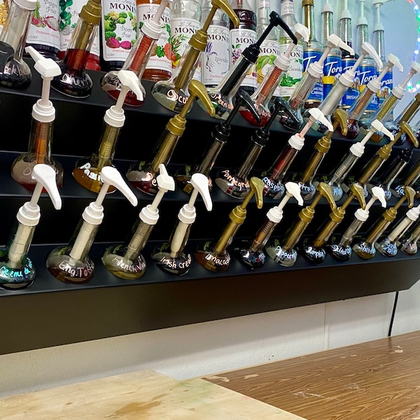 Soda Shop Sryup Rack - Etsy