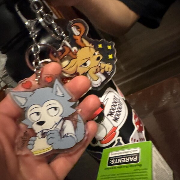 Keychain Legoshi Louis Beastars - Etsy