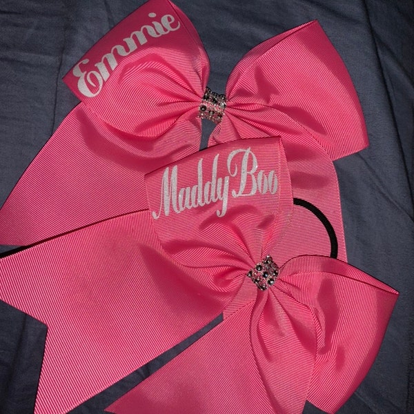 Custom Bow With Name / Personalized Bows - Etsy