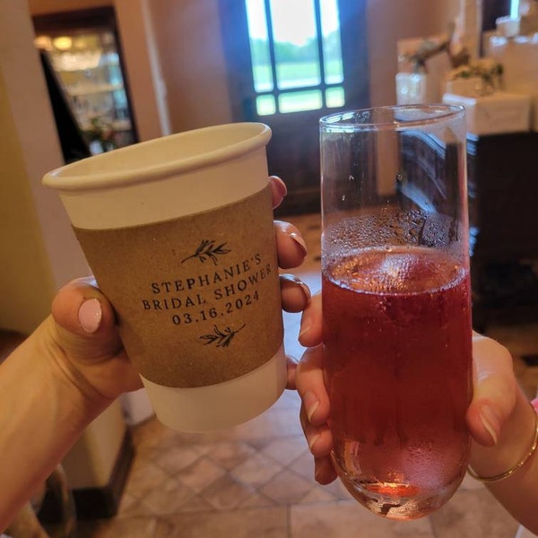 Custom Coffee SLEEVES With Business LOGO on Coffee Cup Sleeves Custom ...