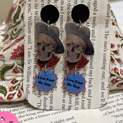 Weird Earrings/inflatable Dancing Man Earrings/y2k Jewelry/air Dancer ...