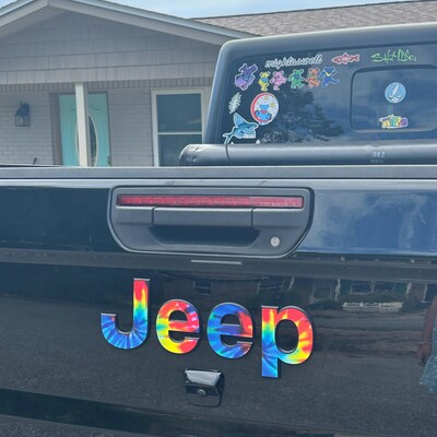 Chrome Jeep Emblem Sticker Decal, Wrangler JK, TJ, JL, Gladiator ...