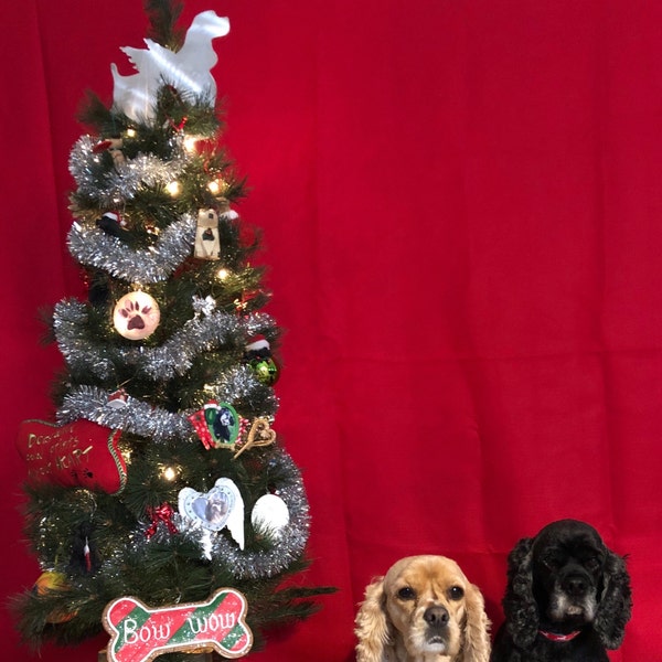 Cocker Spaniel Angel, Dog Christmas Tree Topper, Wall Hanging, Yard ...