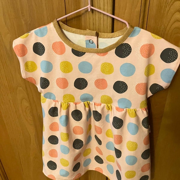 PDF Sewing Pattern for Tunic Dress Jacky. Summer Dress With Short ...