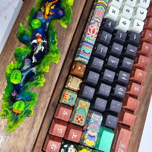 Stone Dragon Custom Keycaps, Artisan Keycap, Artisan Keycaps Anime ...