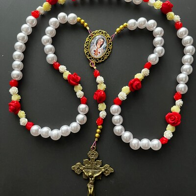 Jesus Four Way Cross Double Sided Medal ONE INCH LARGE Set of 2 Silver ...