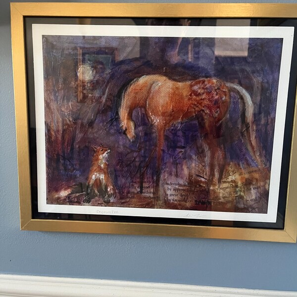 Raven Wind Art Print Crows With Powerful Woman Shaman Rider Equestrian ...