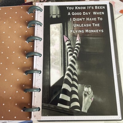 Double Sided DASHBOARD cover Size for Use With Happy Planner Micro ...