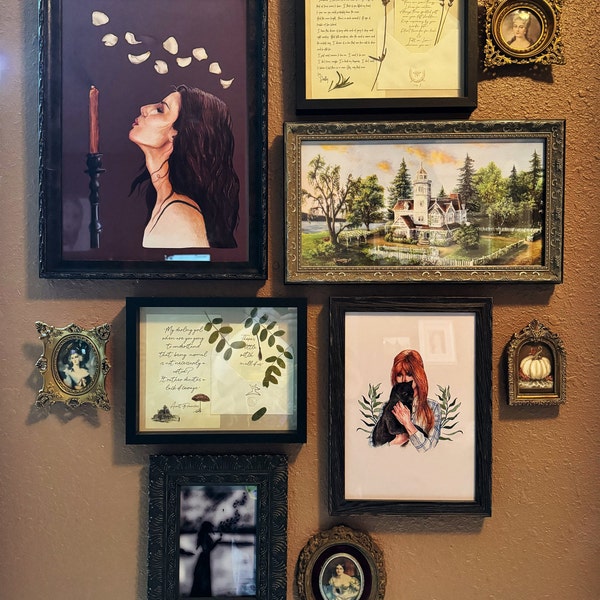 Letter to Gillian Practical Magic Wall Art Featuring Vintage Paper and ...