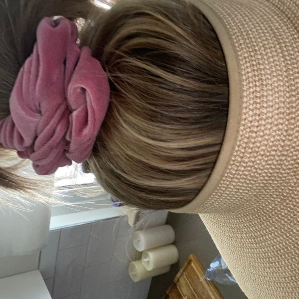 XXL Oversized Red Velvet Scrunchie | Extra Large Velvet Hair Scrunchie ...