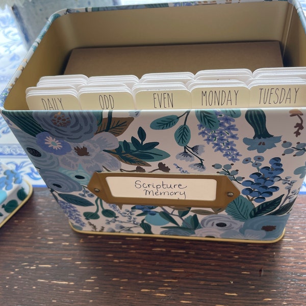 Scripture Memory System, Bible Verse Organization, Family Bible Time ...