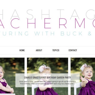 Responsive Premade Blogger Template Minimalist Design Simple White Blog ...