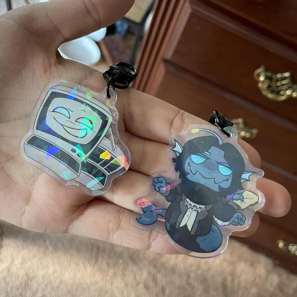 PREORDER - Roblox Pressure Holographic Acrylic Keychains - Sebastian ...