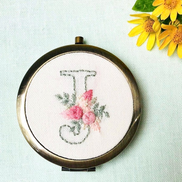 PDF Pattern+ Video Tutorial/alphabet-bouquet-hand Embroidery Pattern ...