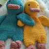No-sew Dudley Duck Snuggler Crochet PATTERN Duck Amigurumi Snuggler ...