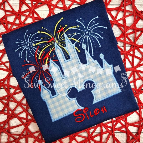 Castle Applique Embroidery Design, Princess Castle Machine Embroidery ...