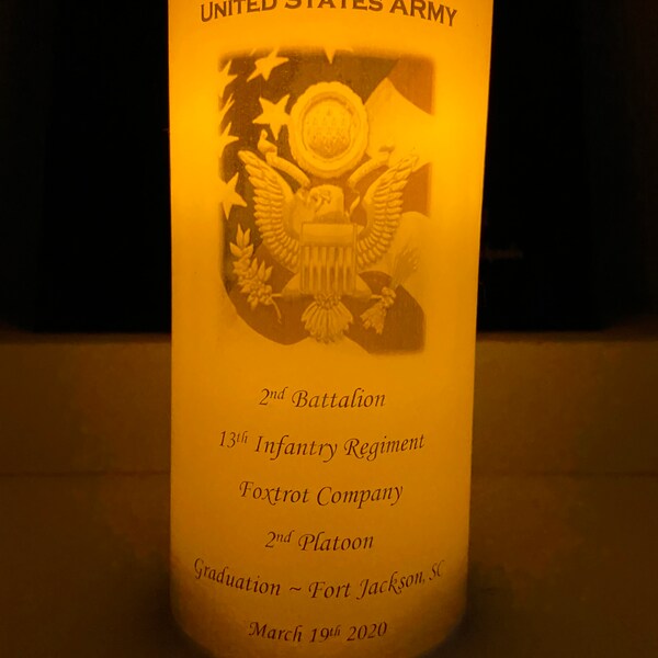 VICTORY Forge/forge Army Basic Training 6" Custom/personalized LED ...