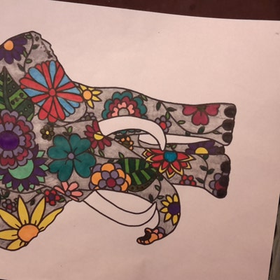 Eating Disorder Recovery Printable Adult Coloring Page - Etsy