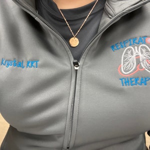 CRNA Jacket Nurse Anesthetist Jacket CRNA Gift CRNA Zip | Etsy