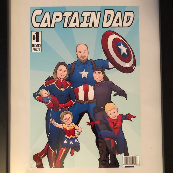 Custom Comic Book Art - Superhero Cover Art - Custom Made Poster ...
