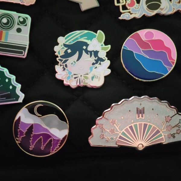 Subtle Bisexual Flag Enamel Pin Enamel Cute Pin Set Pins Laple Pin Hard Enamel Pin Gift for Her ...