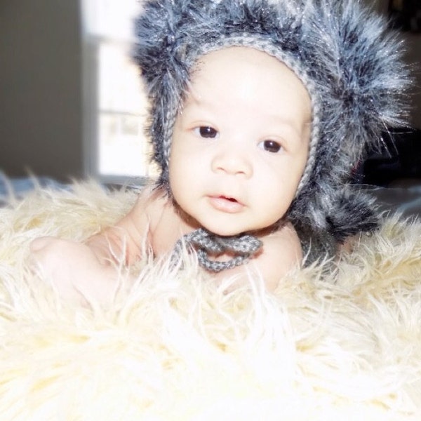 Newborn Mustard Set, Chunky Wool Cloud, Wool Flower, Mustard Newborn ...