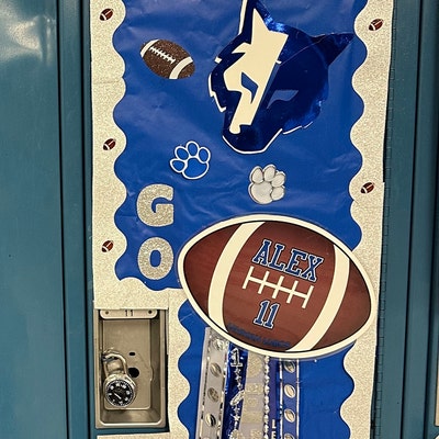 PRINTED Cheer Team Hotel Door Sign for Competitions Megaphone and Poms ...