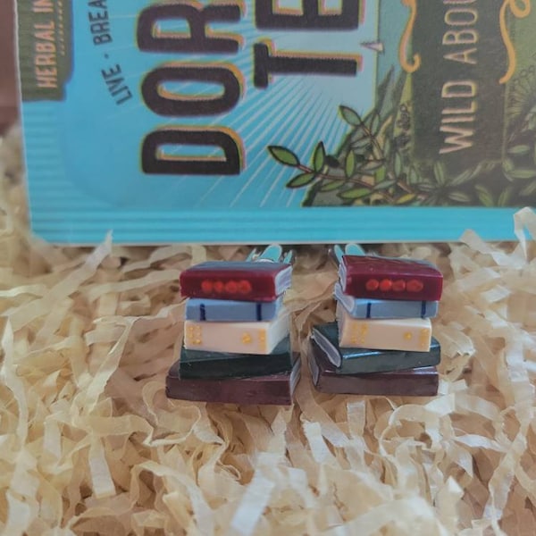 Stack of Book Cufflinks - Made to Order - Book Jewelry by Coryographies ...