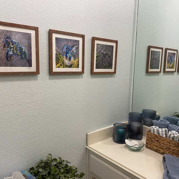 UNMOUNTED 'humpback Whale' Print. Original Artwork by Hannah Bullen ...