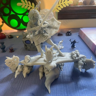 Red From Transistor Figure or Bust Unpainted Durable Resin 3D Printed ...