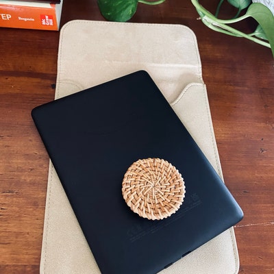 Rattan Popsocket/kindle Grip - Etsy