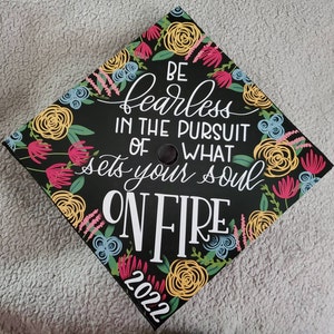 Grad Cap Topper Graduation Gift Tassel Custom Grad Quote Grad Cap ...