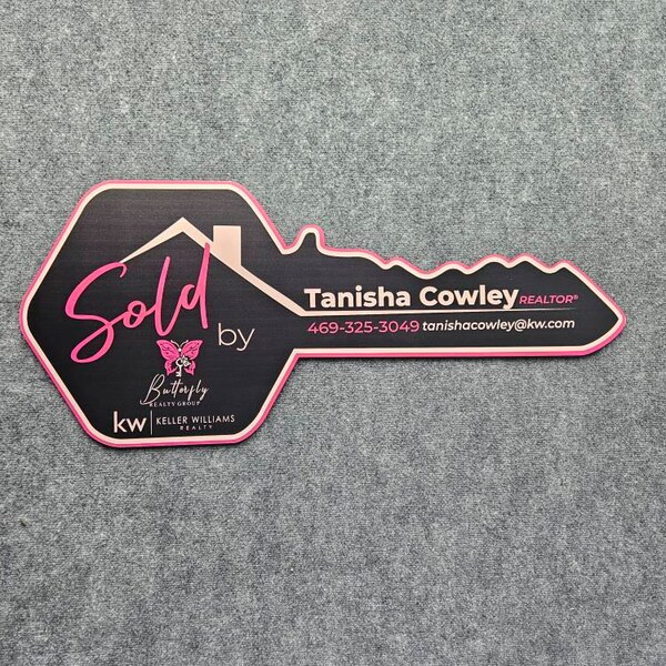 Realtor Sold Sign, Realtor Key Sign, Sold Sign, Realtor Sign, Real ...