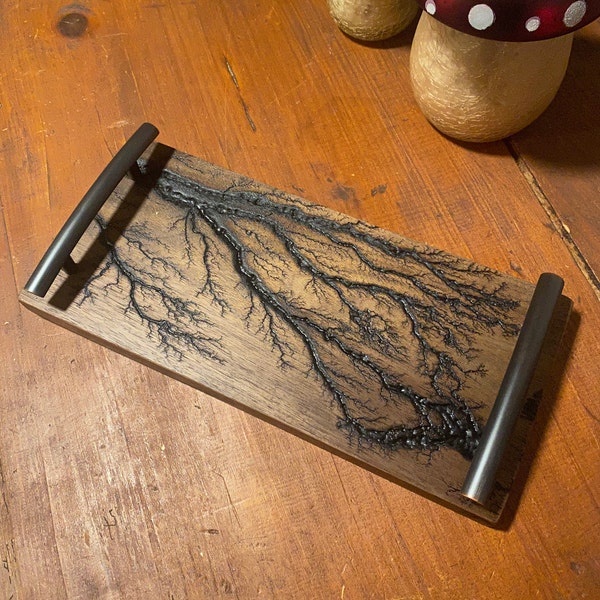 Lichtenberg/fractal Burn Small Decorative Trays - Etsy