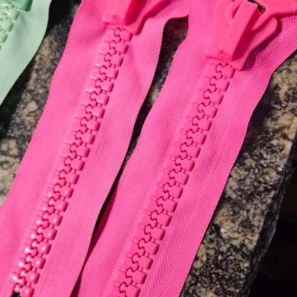 Resin Separating Zipper Making Supply Craft Material Heavy Duty ...