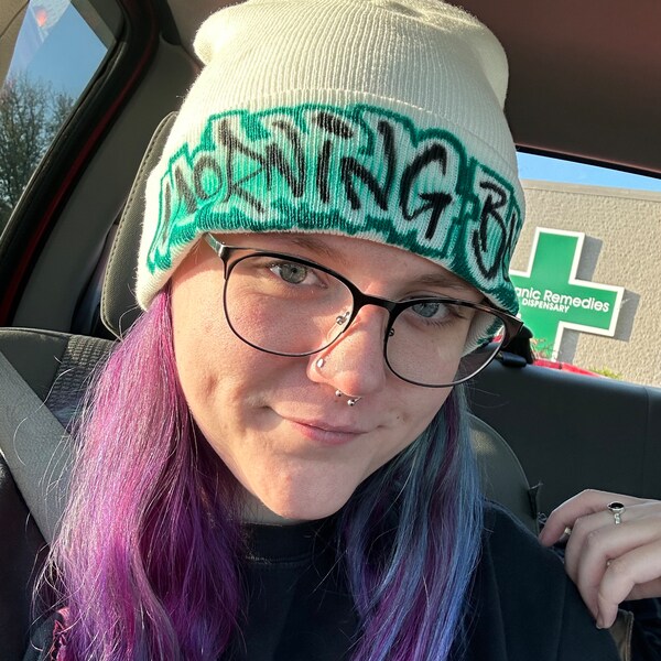 Custom Airbrush Beanie | Personalized Winter Hat | Hand Painted, for ...
