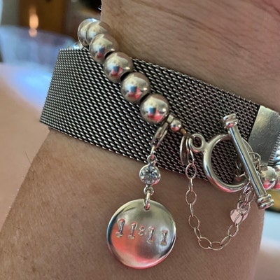 11:11 Sterling Silver Angel Number, Numerology Pendant, Necklace With ...