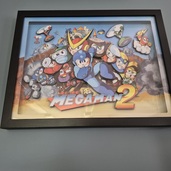 Chrono Trigger Deluxe Shadow Box Framed Art (select a Size) (optional ...