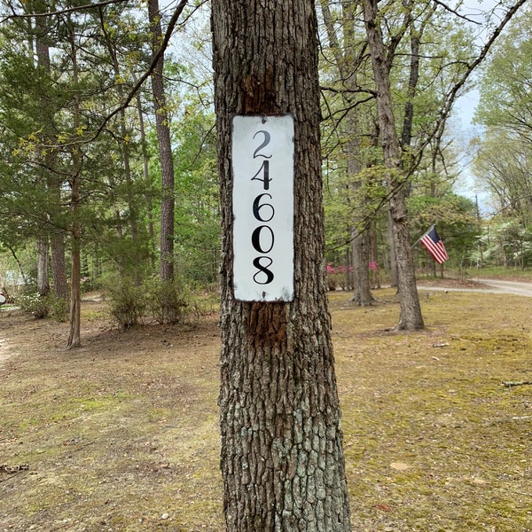 Rustic Address Sign, Farmhouse Decor, House Numbers, Street Sign ...