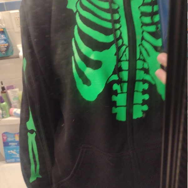 Custom Skeleton Zip up Hoodie - Etsy