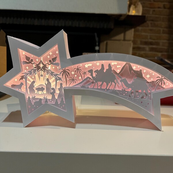 Customize Memorial Day Shadow Box Files, Paper Cut Light Box Template ...