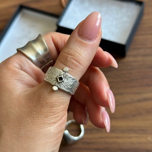 Boho Hippie Gothic Style Unisex Adjustable Rings. Mystic Rings. - Etsy