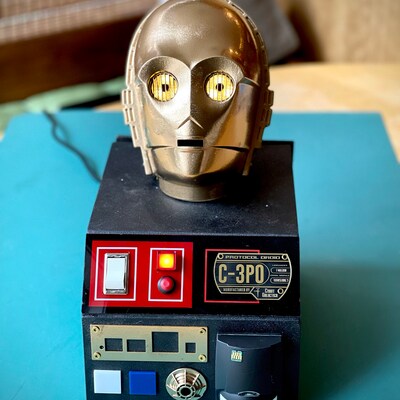 Custom C-3PO Specifications Data Plate Star Wars DROID Serial Jedi - Etsy