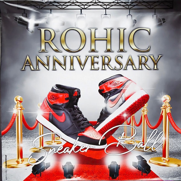 Sneaker Ball - Backdrop - Background - Custom - Step and Repeat - Etsy