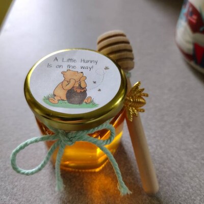 30 A Little Hunny is on the Way Baby Shower Stickers, Classic Winnie ...