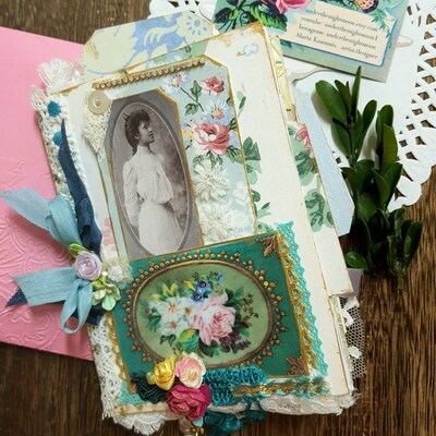 Vintage Christmas Angel, Angel Gift Tag, Mixed Media Angel Tag ...